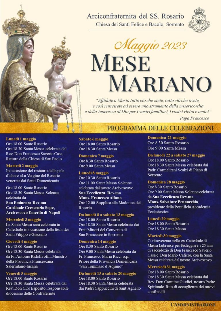 Surrentum Magazine Mese Mariano - Maggio 2023 - Surrentum Magazine